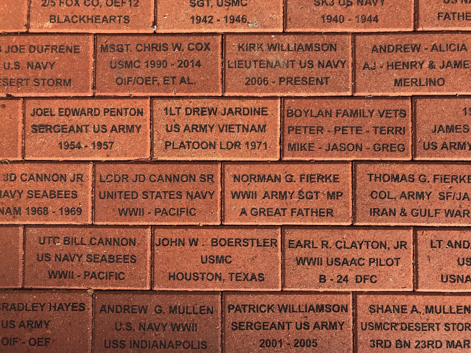 veterans bricks – MCCS Recruit Graduation Gifts